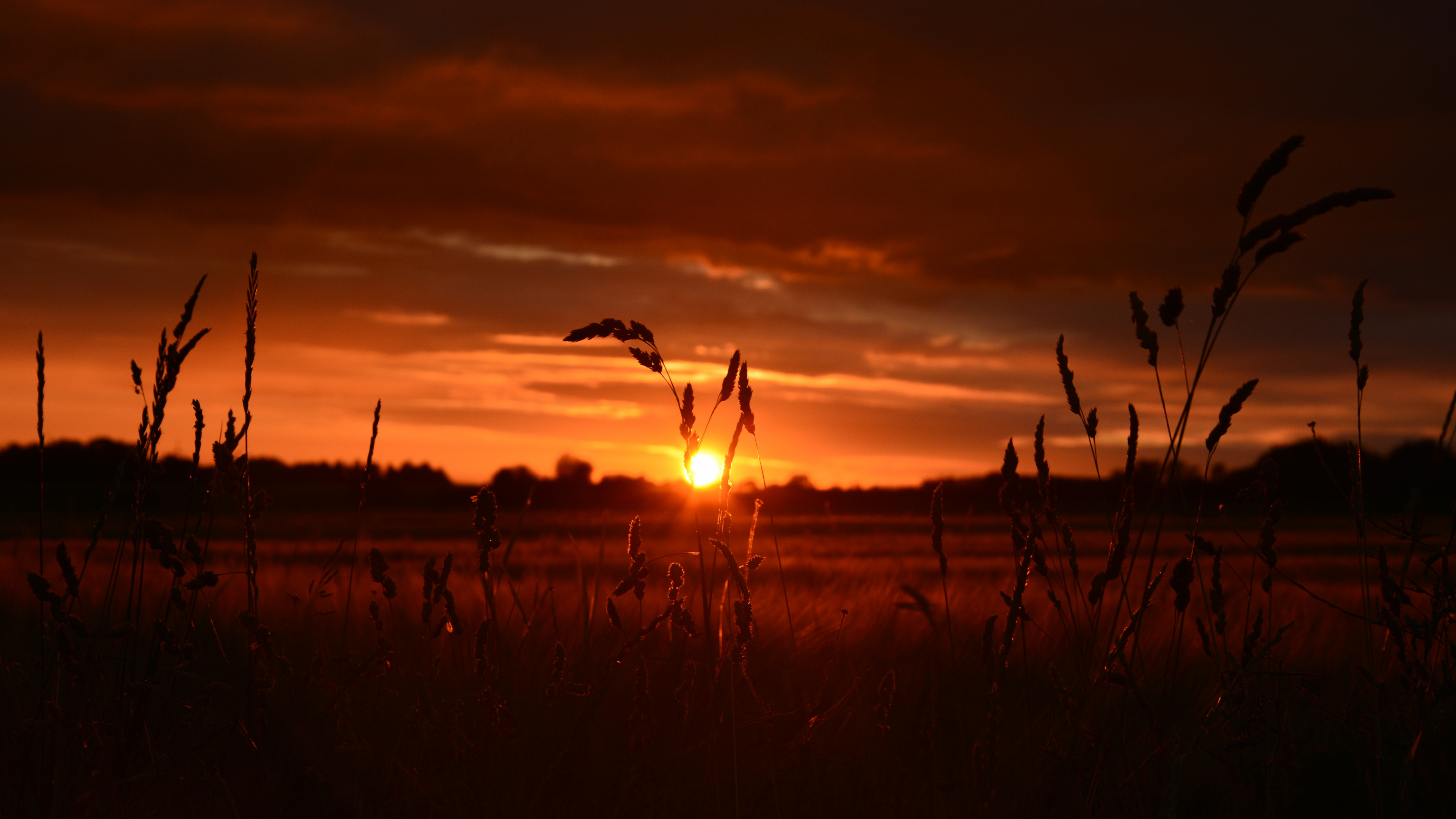 Fondos de Pantalla Puesta, Afterglow, Noche, Sol, Atardecer 4K Ultra HD ...