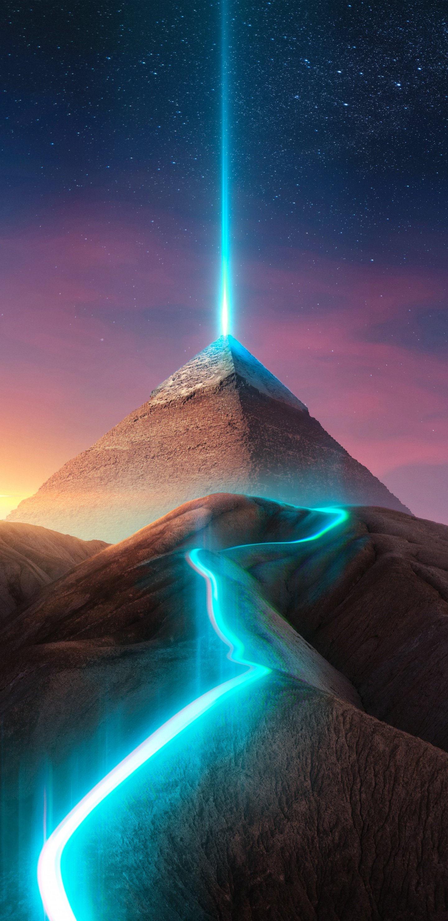 {光, 金字塔, 气氛, 性质, 自然景观 Samsung Galaxy S8/S8+/S9/S9+/Note 8/Note 9 QHD 壁纸，1440x2960 空间 图片，桌面背景和图片。