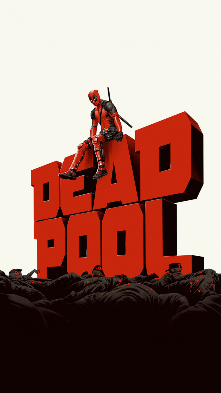 Cartoon, Wade Wilson, Poster, Drawing, Art Wallpaper for IPhone 6, 6S ...