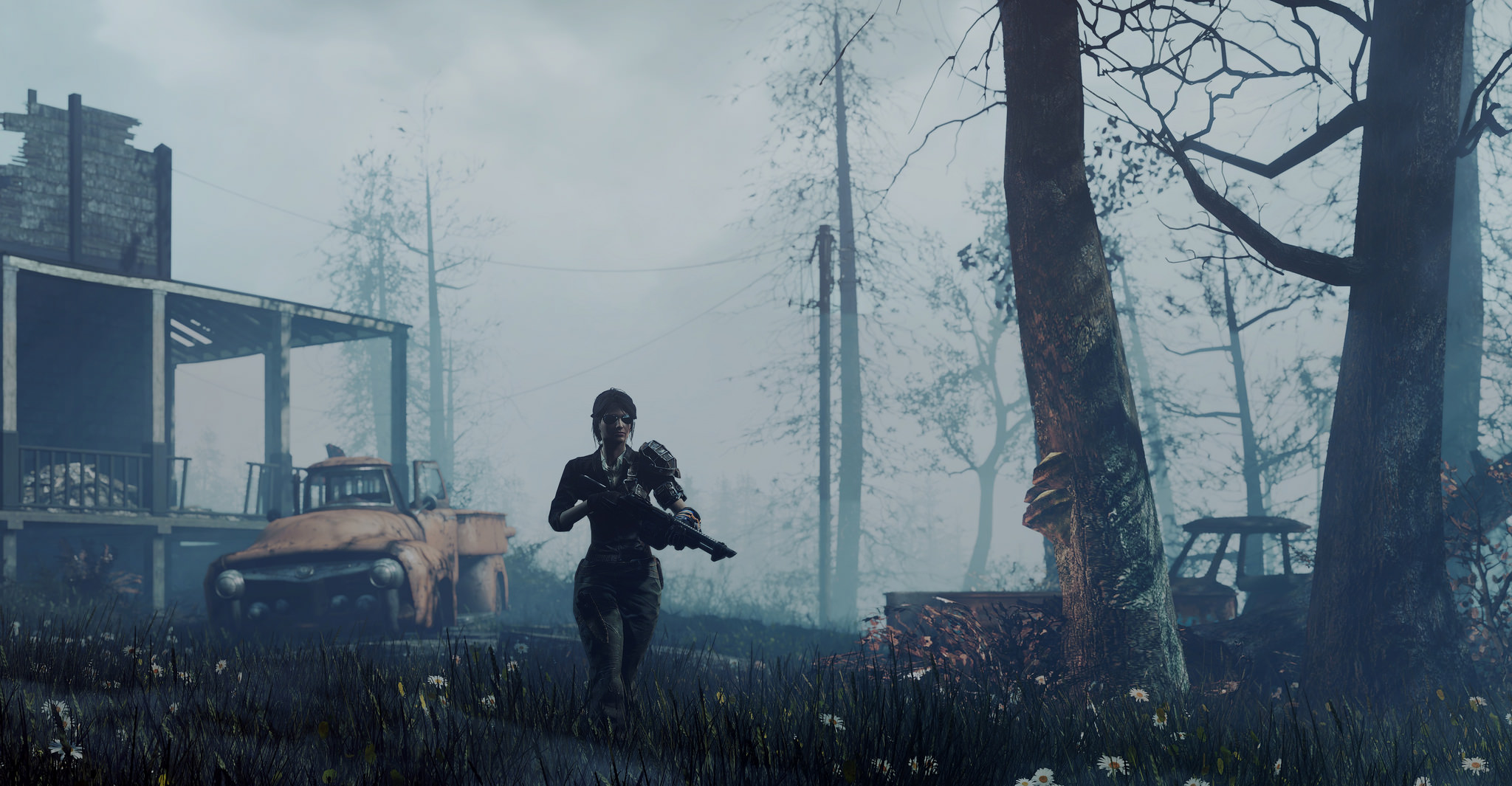 Wallpaper Fallout 4, Tree, Atmosphere, Winter, Thief The Dark Project ...