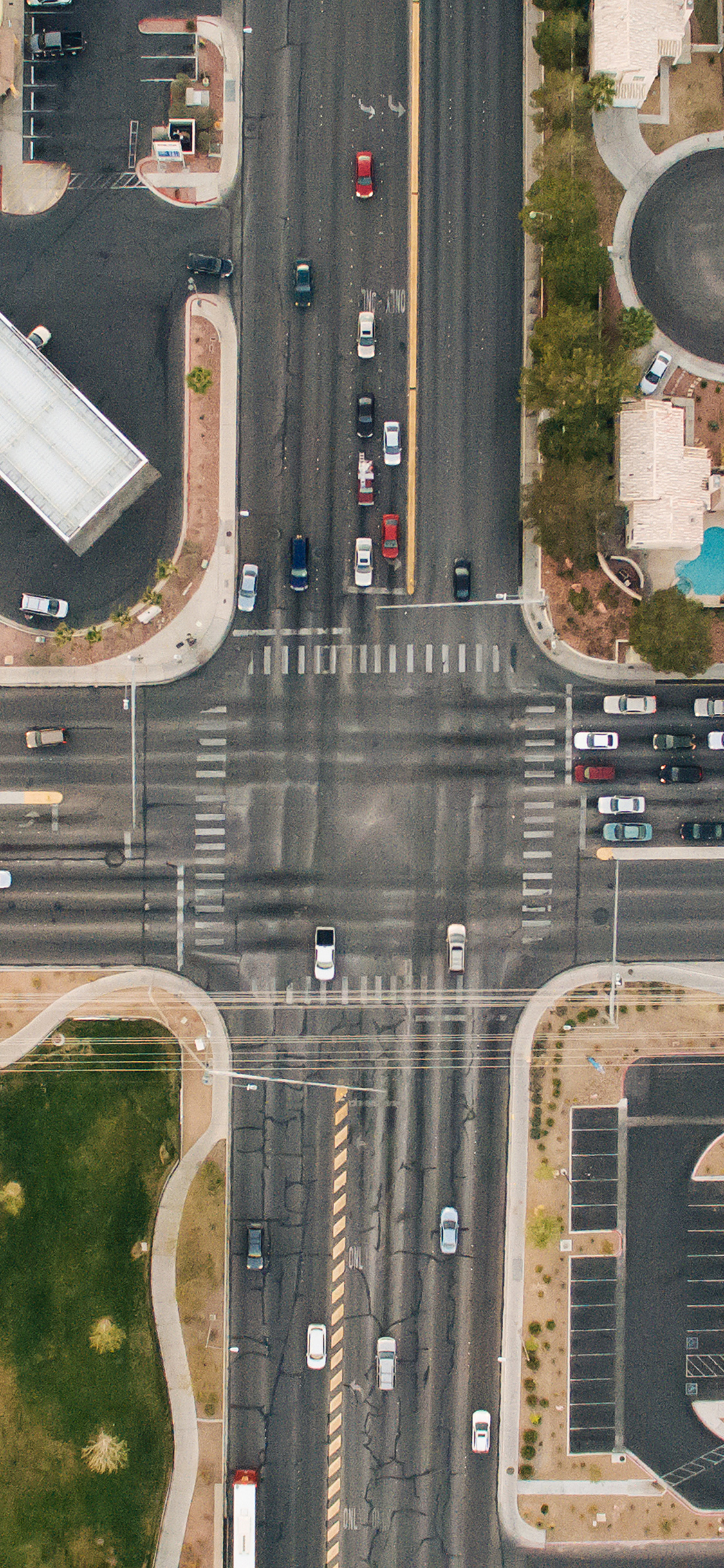 Wallpaper Street Birds Eye View, Birds Eye View, Street, Road, Cars ...