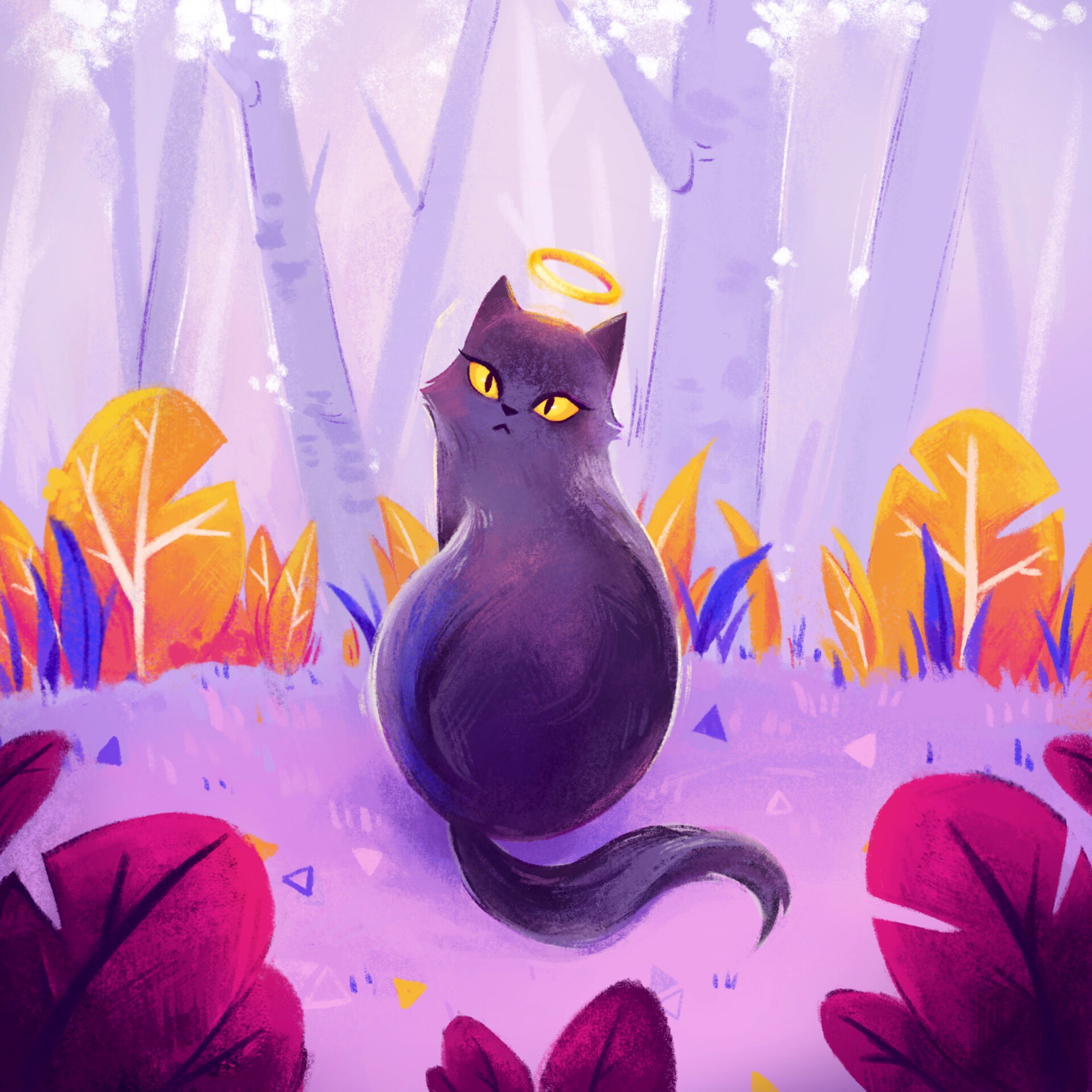 Wallpaper Art, Portrait, Illustration, Drawing, Design, Background ...