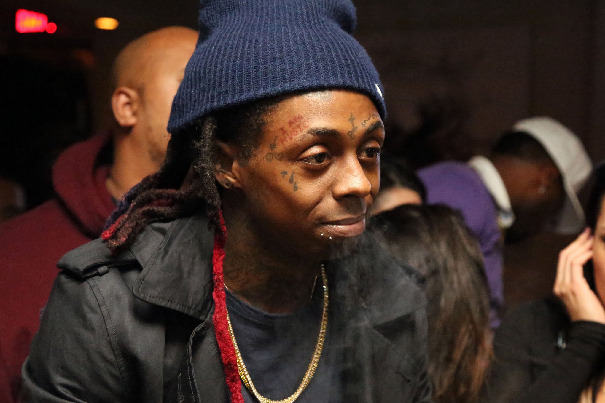 Wallpaper Lil Wayne, Beanie, Headgear, Fun, Rapper, Background ...