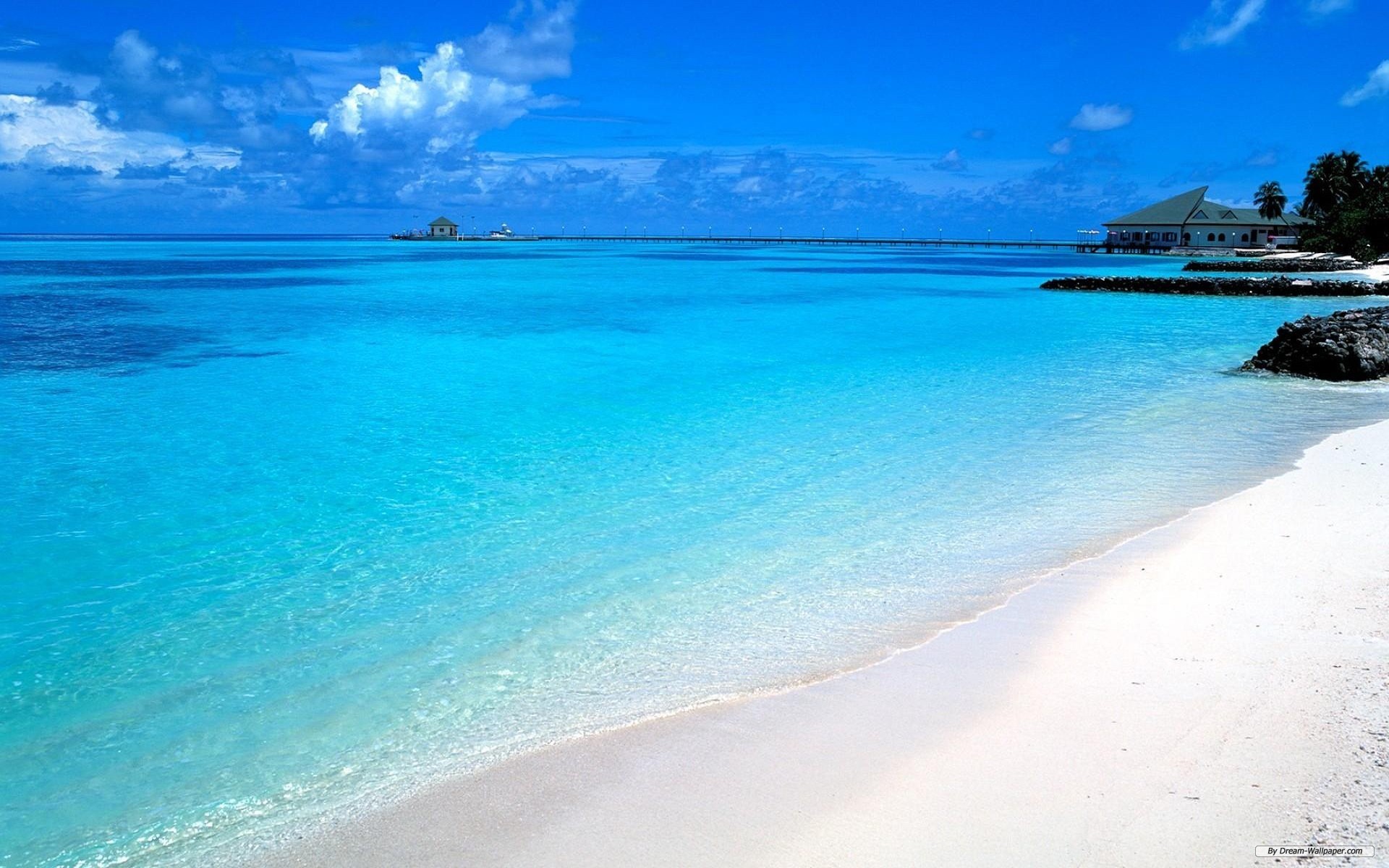 Wallpaper Blue Sea Under Blue Sky During Daytime, Background - Download ...