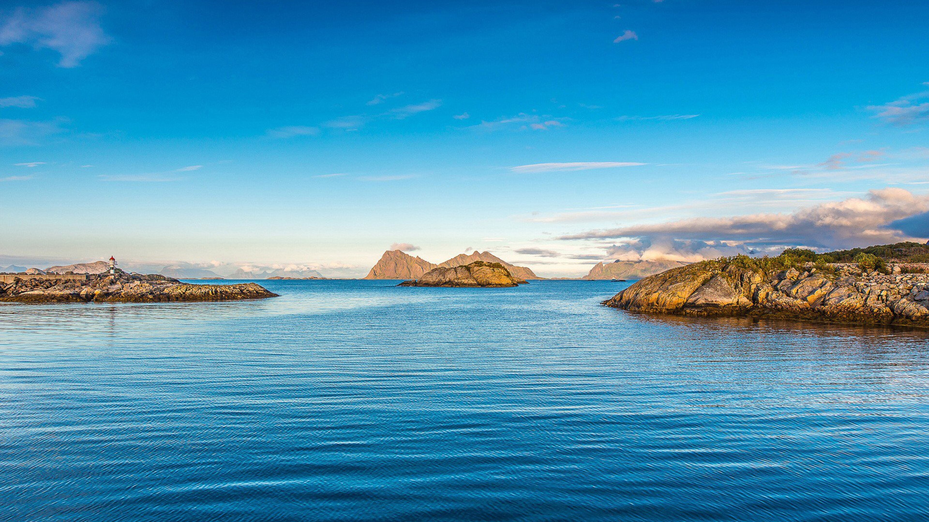 Wallpaper Nature, Water, Cloud, Azure, Natural Landscape, Background ...