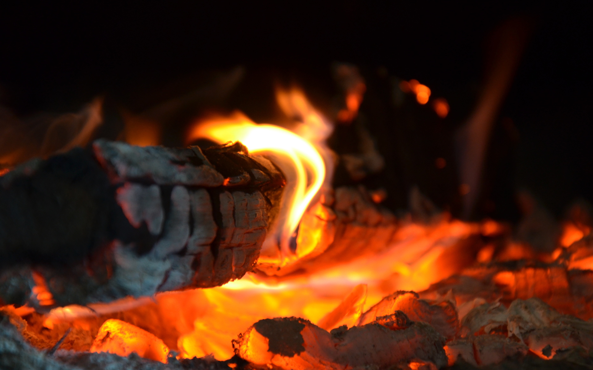 Wallpaper Fire in Fire Pit During Nighttime, Background - Download Free ...