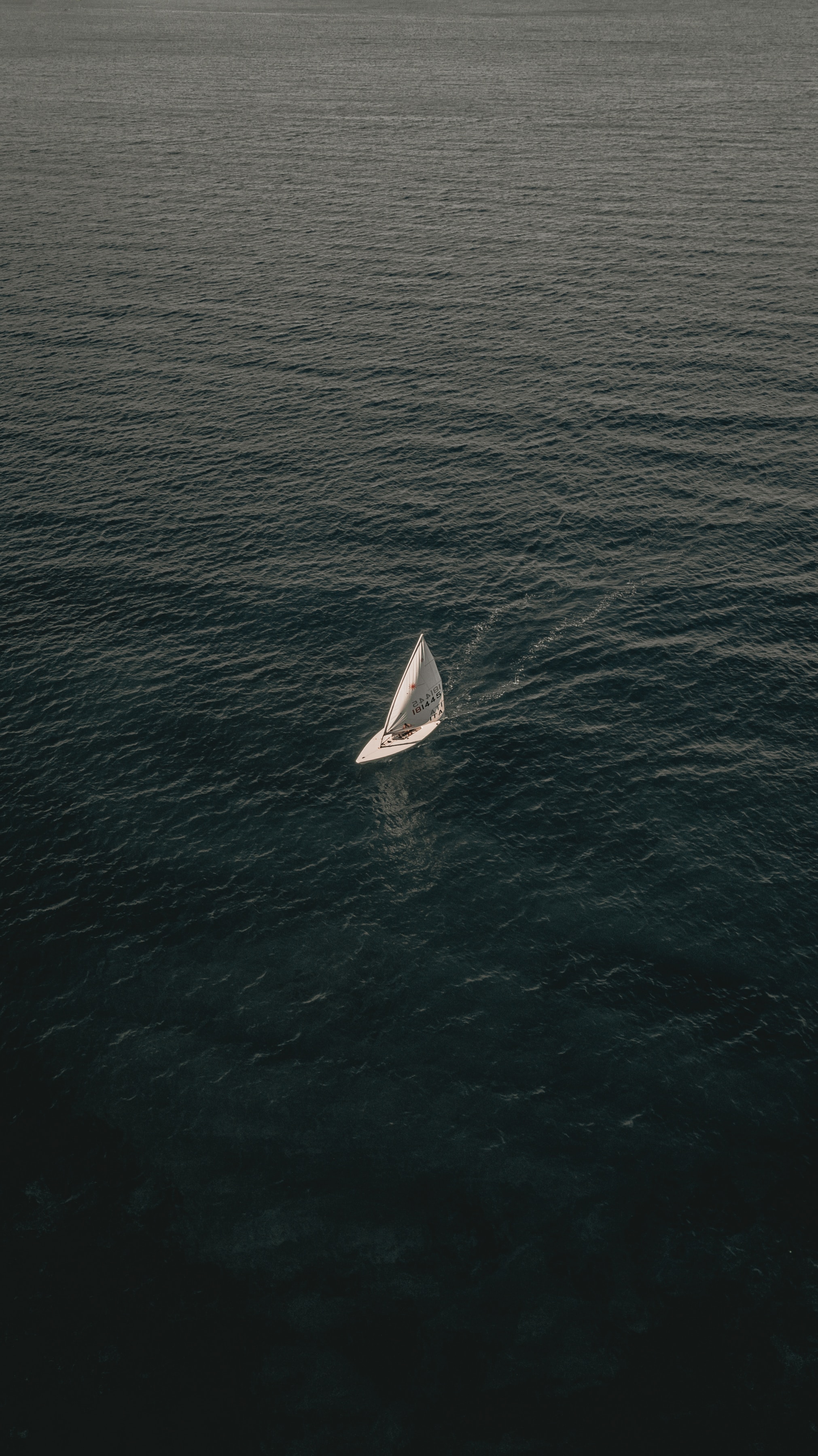 Wallpaper Calm, Birds Eye View, Wave, Body of Water, Horizon ...