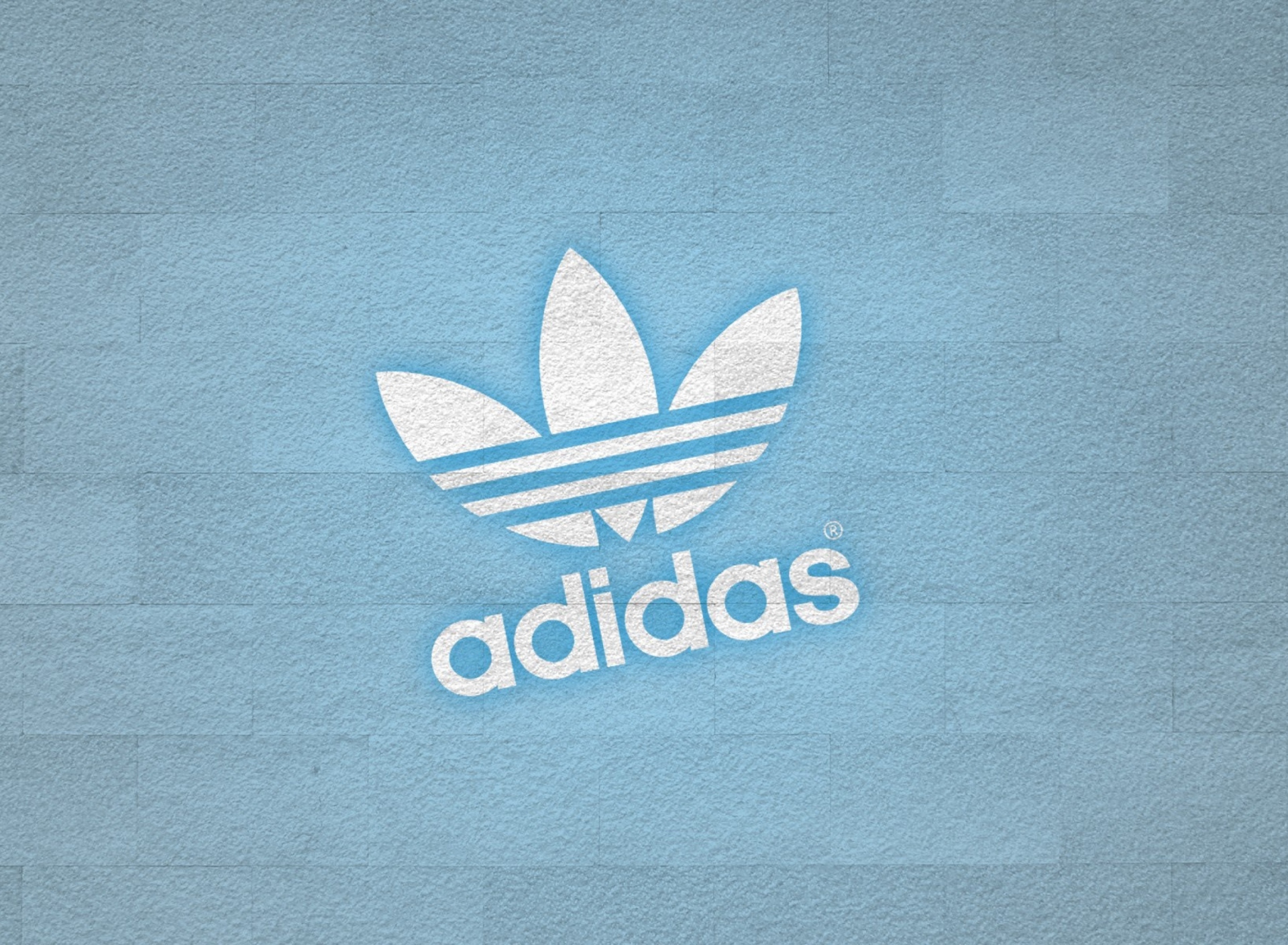 Wallpaper Blue and White Adidas Logo, Background - Download Free Image