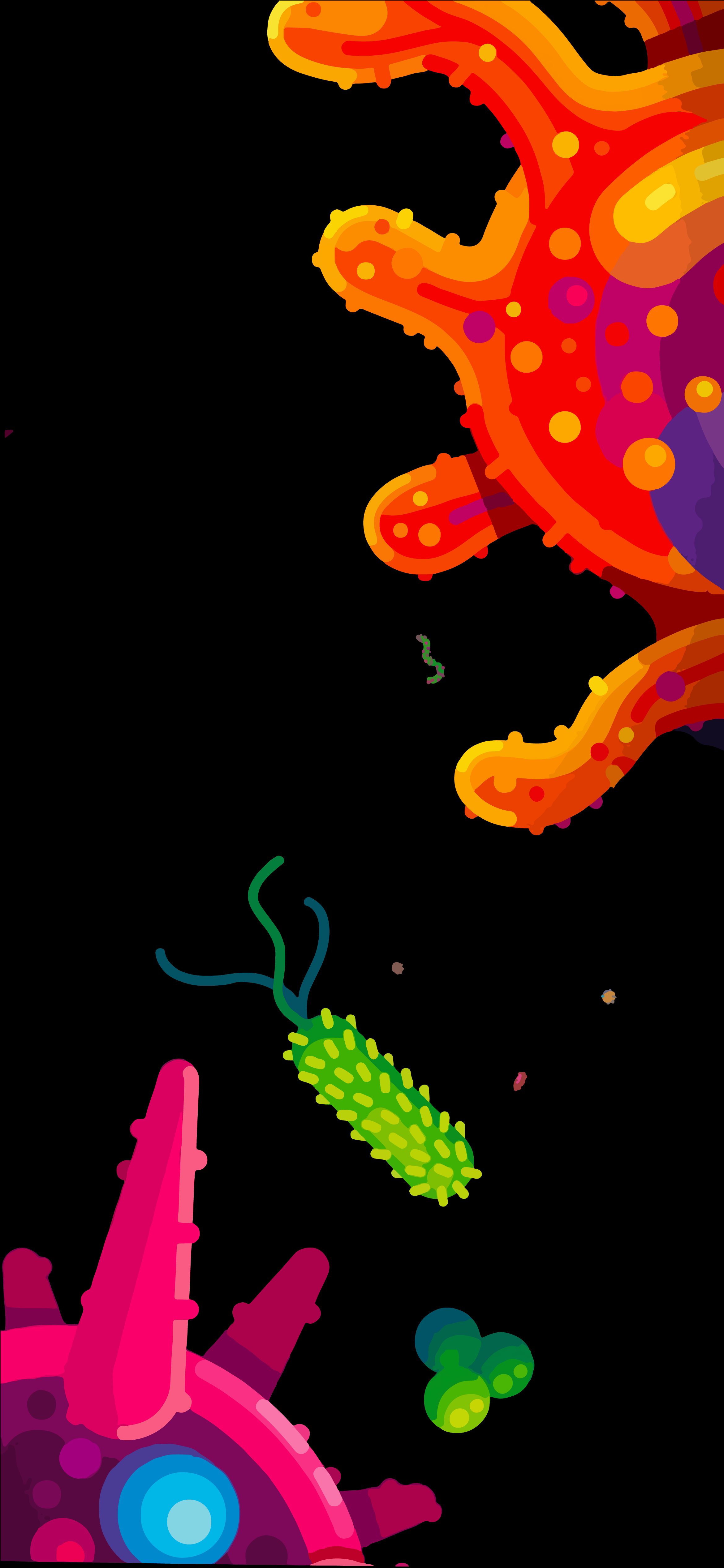 Wallpaper Kurzgesagt in a Nutshell, Graphic Design, Light, Black, Gas ...