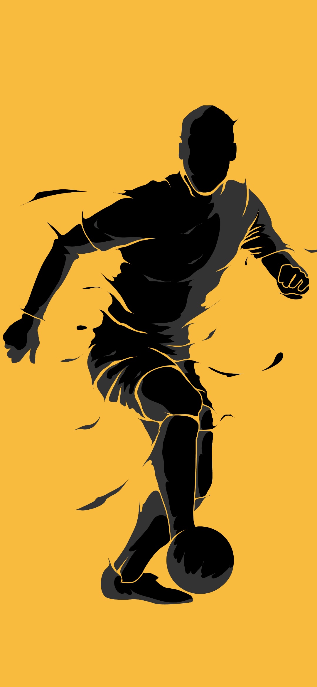 Wallpaper Football Splash, Football Player, Vector Graphics, Sports ...