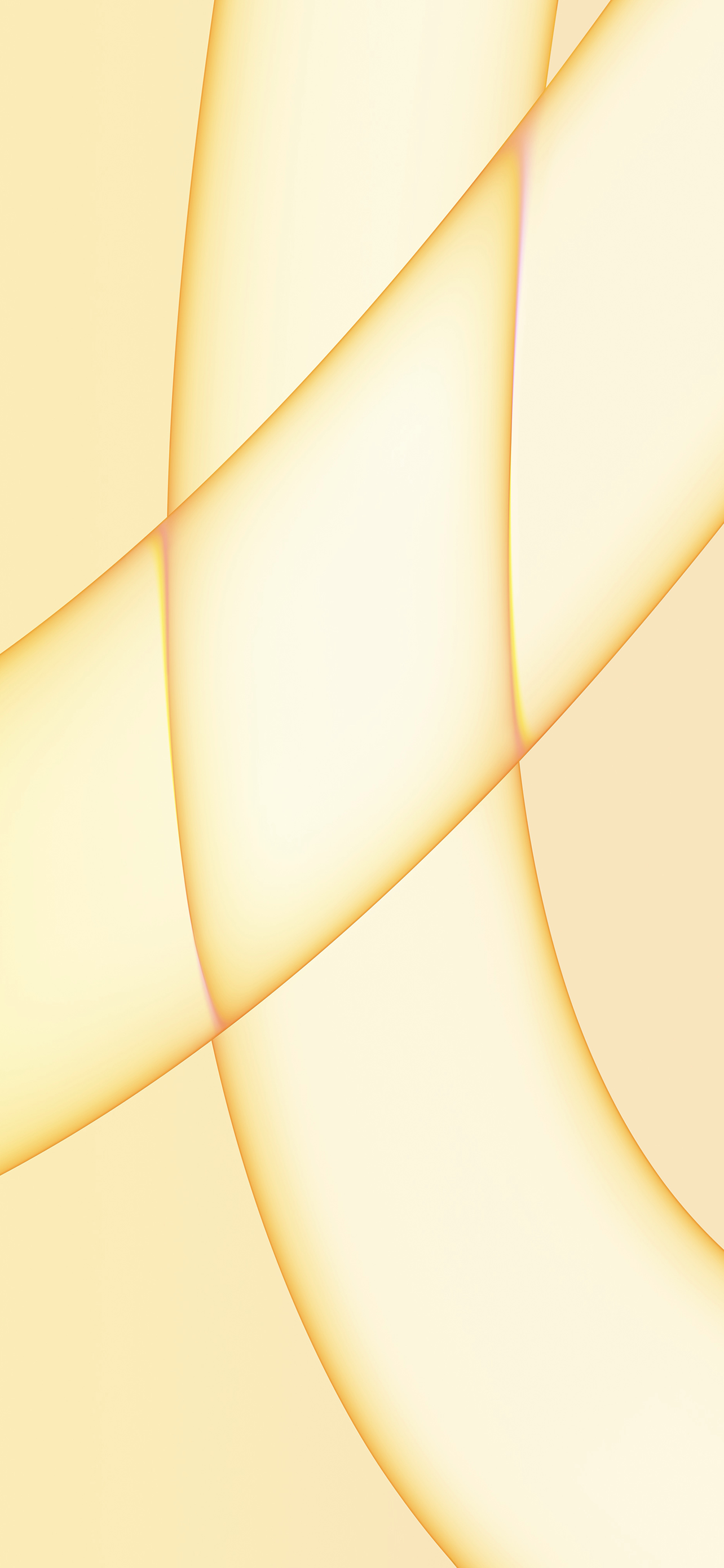 2021 iMac advertising wallpaper in light yellow for iPhone 高清壁纸，贴图 图片 ...