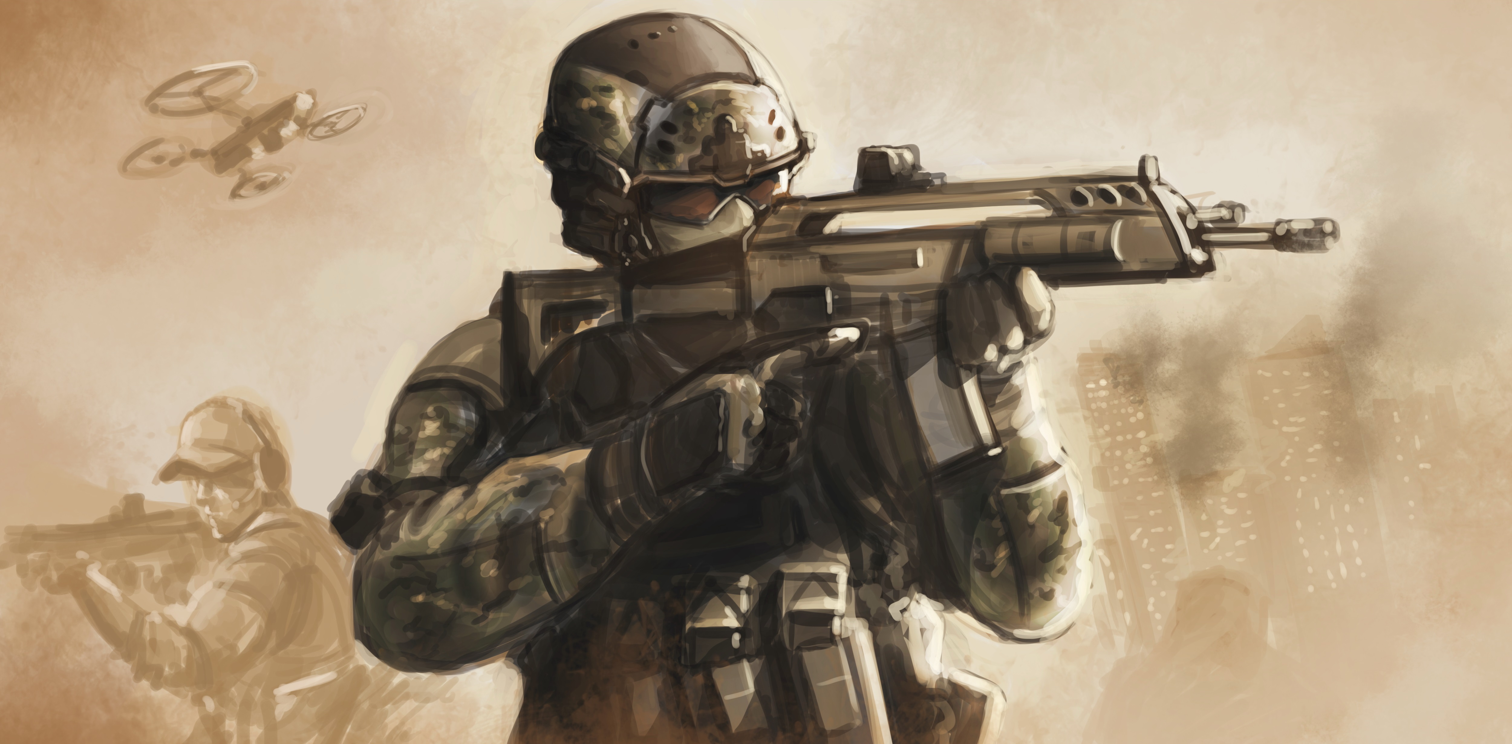 Wallpaper Soldier, Gun, Military Organization, Military, Call of Duty ...