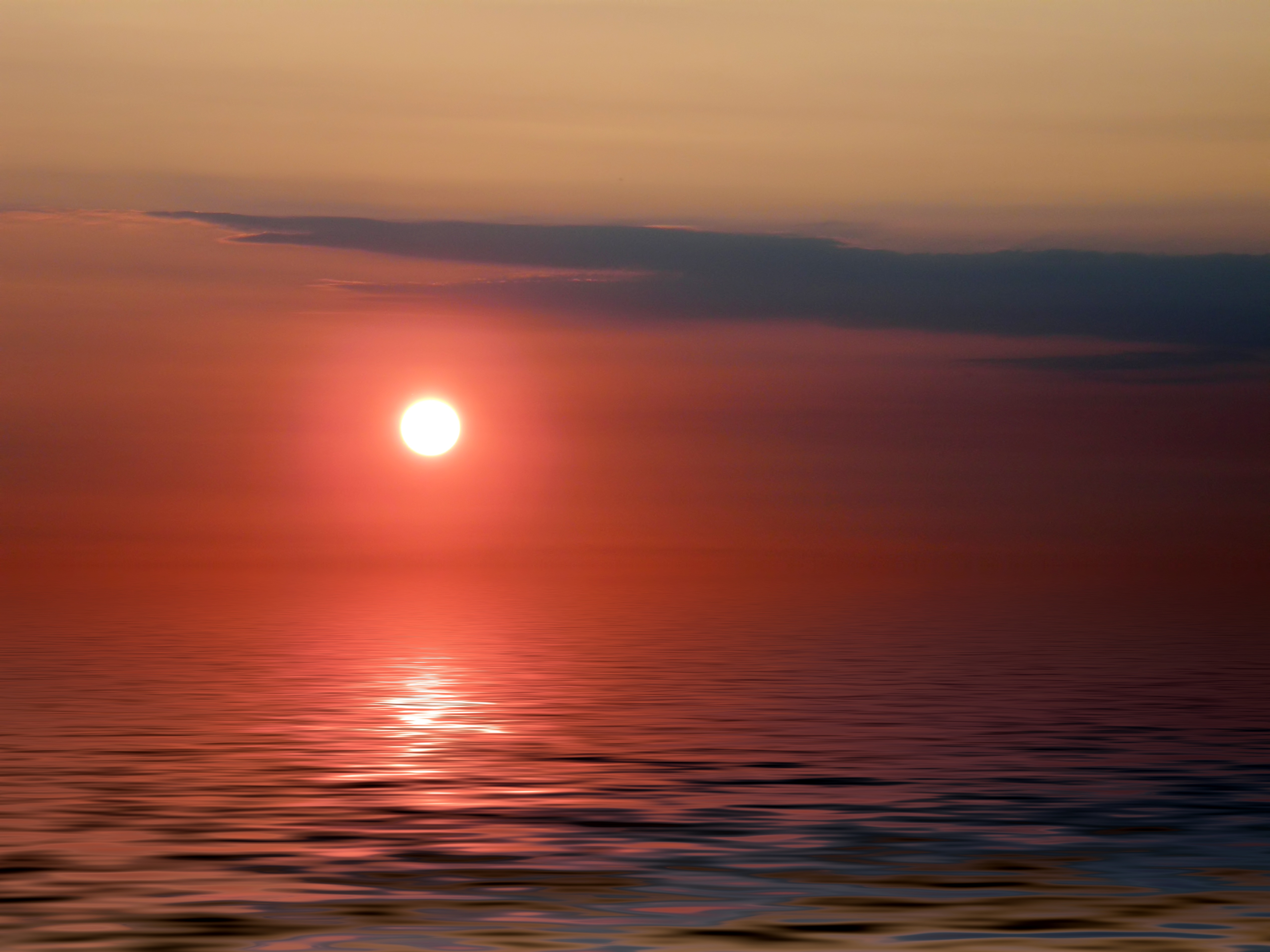 Wallpaper Sunset, Evening, Horizon, Sun, Sunrise, Background - Download ...