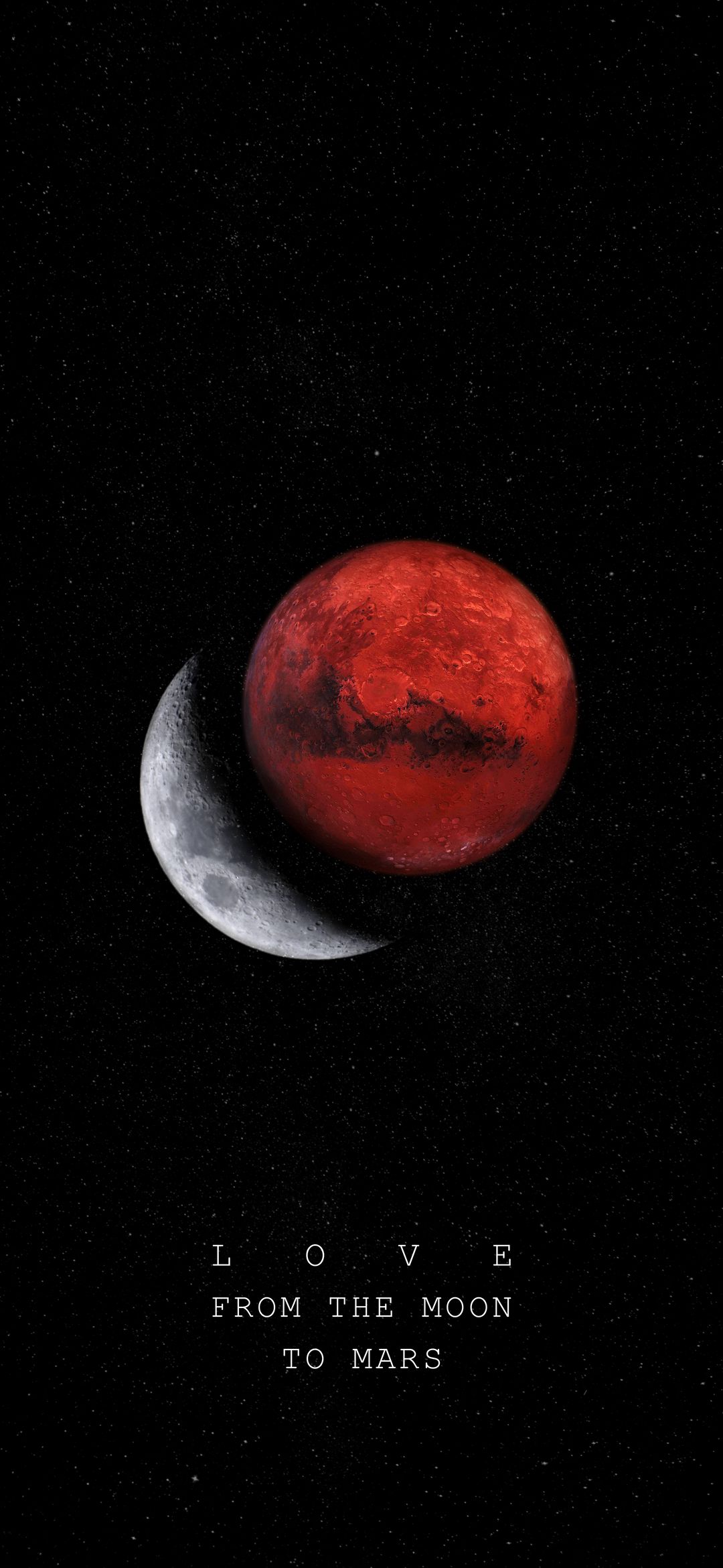 lunar eclipse aesthetic wallpaper