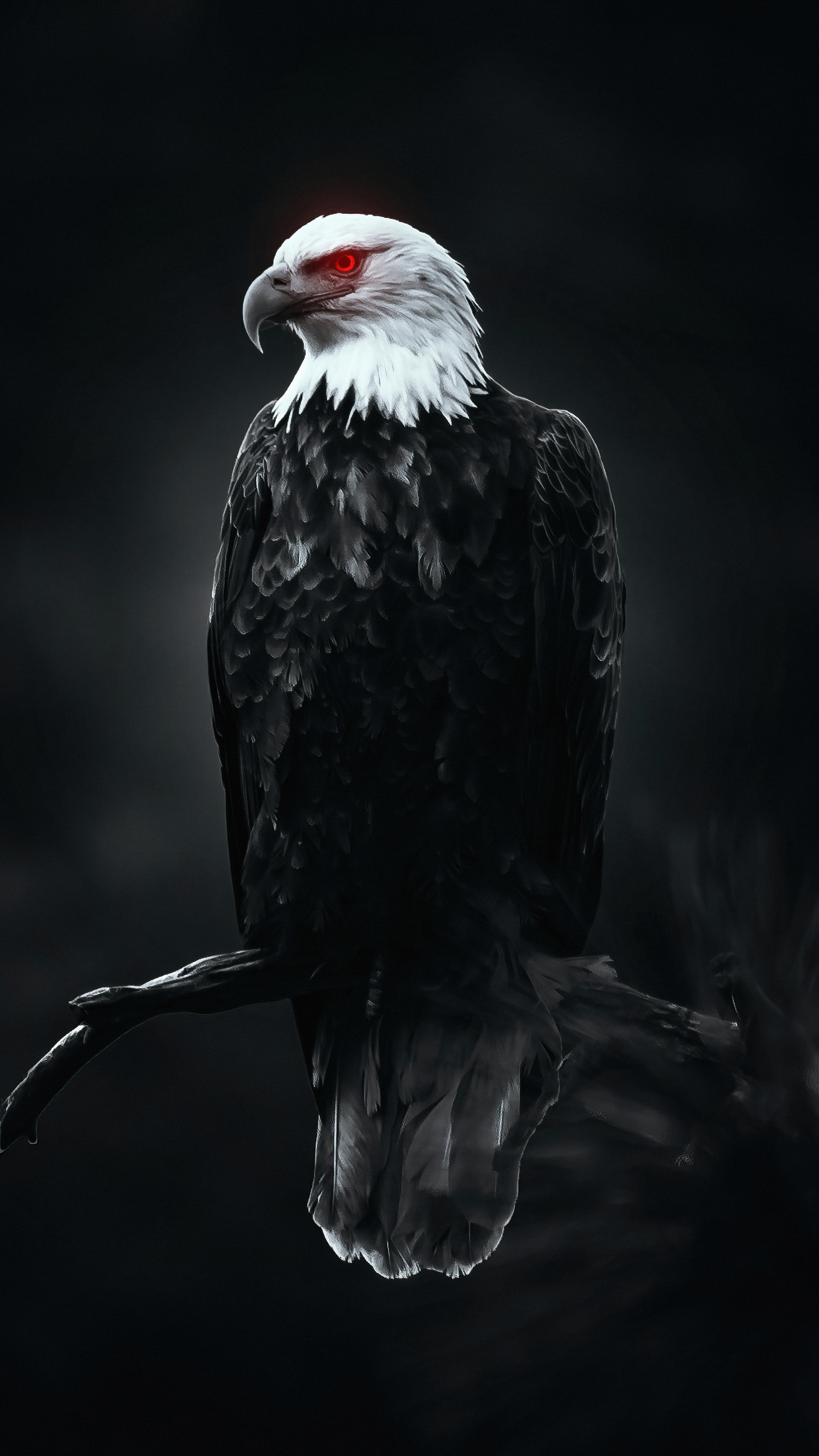eagle wallpaper dark theme