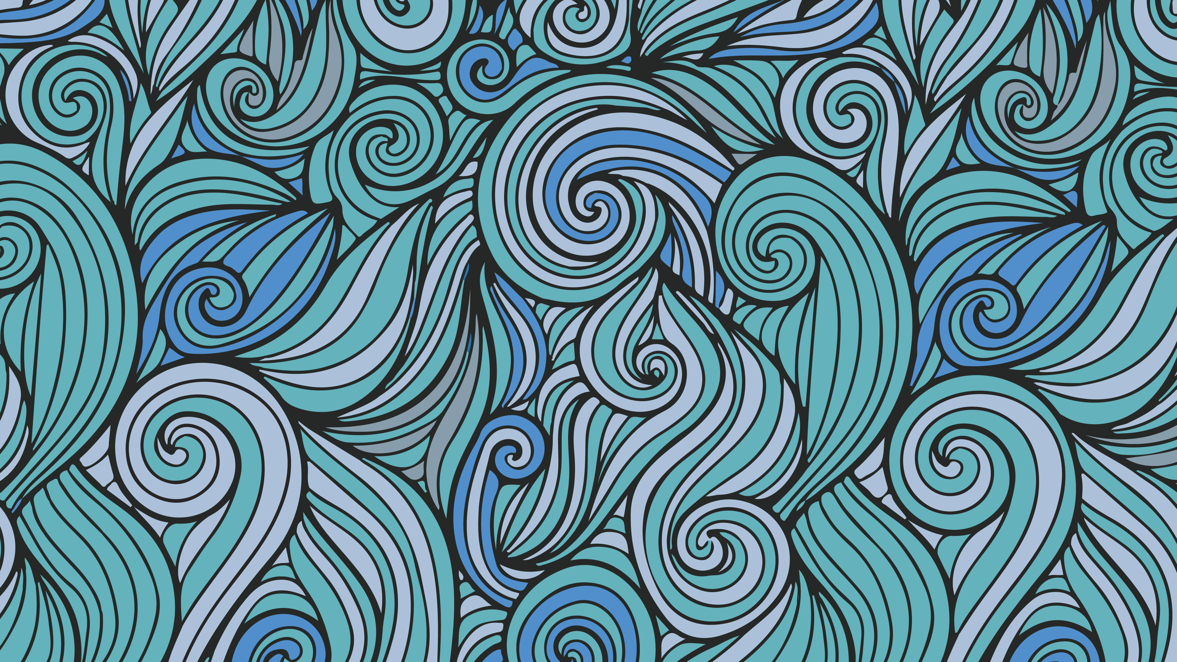 blue green pattern background