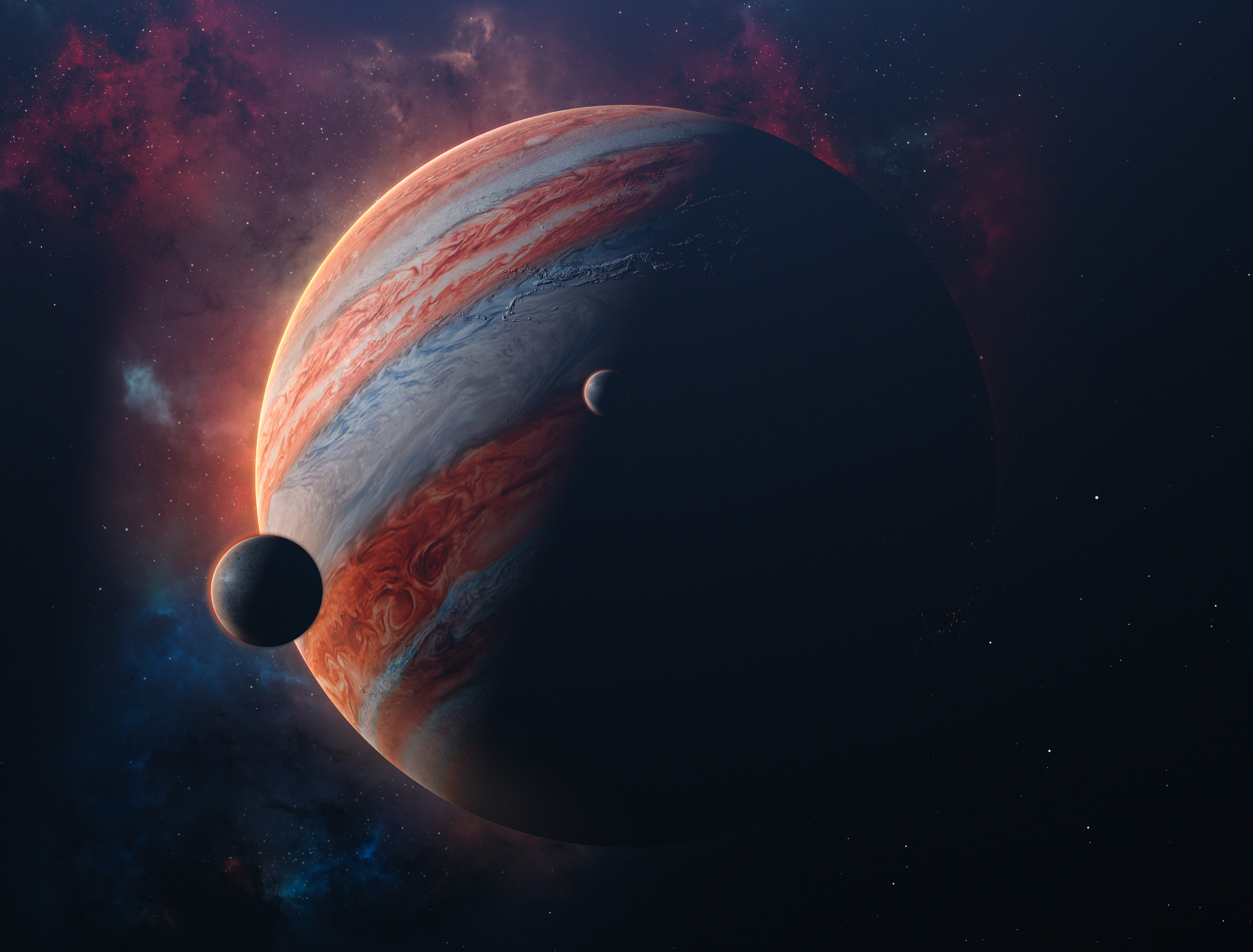 solar system background hd