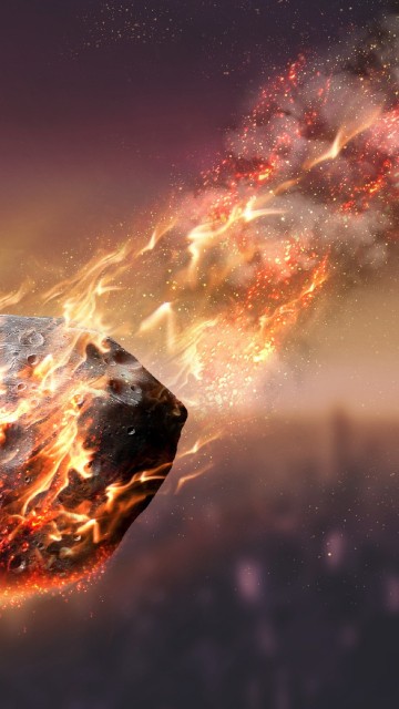 meteor wallpaper iphone