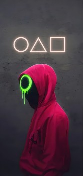 Wallpaper Visual Arts, Squid Game, Graphic Design, Illustration, Squid ...