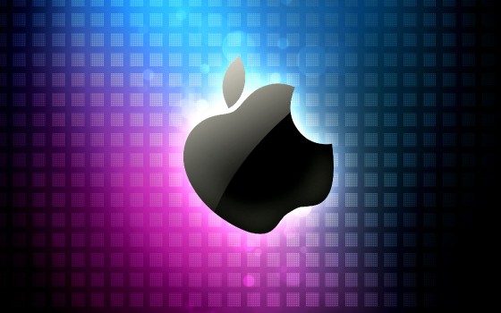 Wallpaper Apple, Graphics, Neon, Background - Download Free Image
