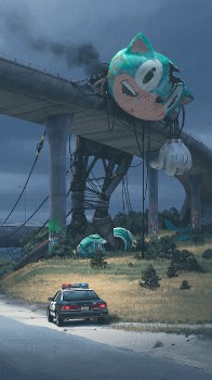 Wallpaper The Electric State, Art, Artist, Concept Art, Amazon Prime ...