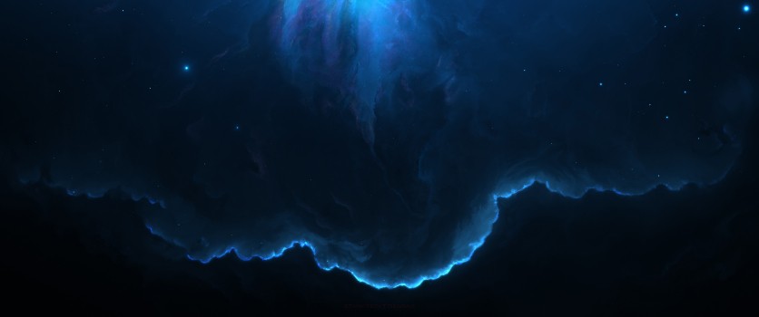 Fondos de Pantalla Pintura Abstracta Blanca y Azul 8K Ultra HD Gratis ...
