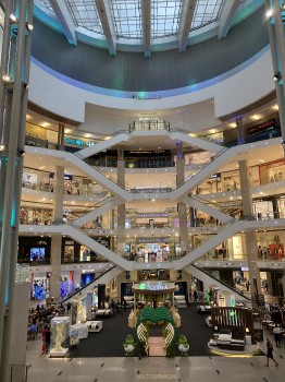Wallpaper Shopping Mall, Crowd, Escalator, Lighting, Architecture ...