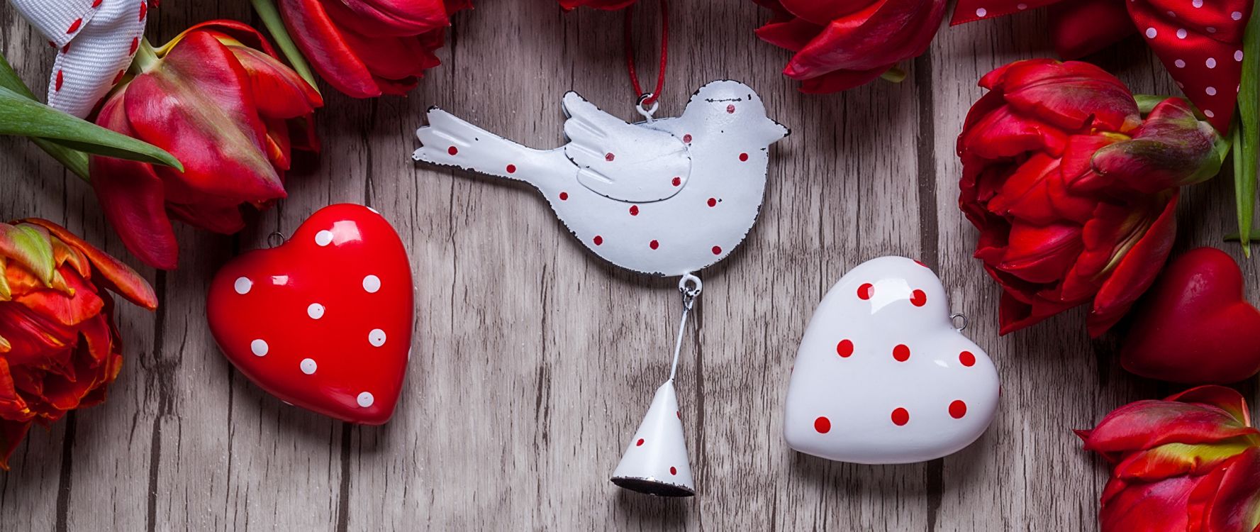 Wallpaper Heart, Valentines Day, Red, Love, Illustration, Background ...